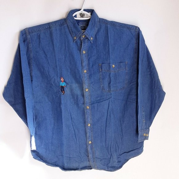 Allsport | Shirts | Vintage 9s Real Good Denim Allsport Howdy Doody ...